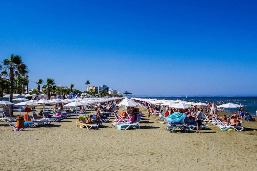 Beaches in Larnaca · Larnaca, Cyprus